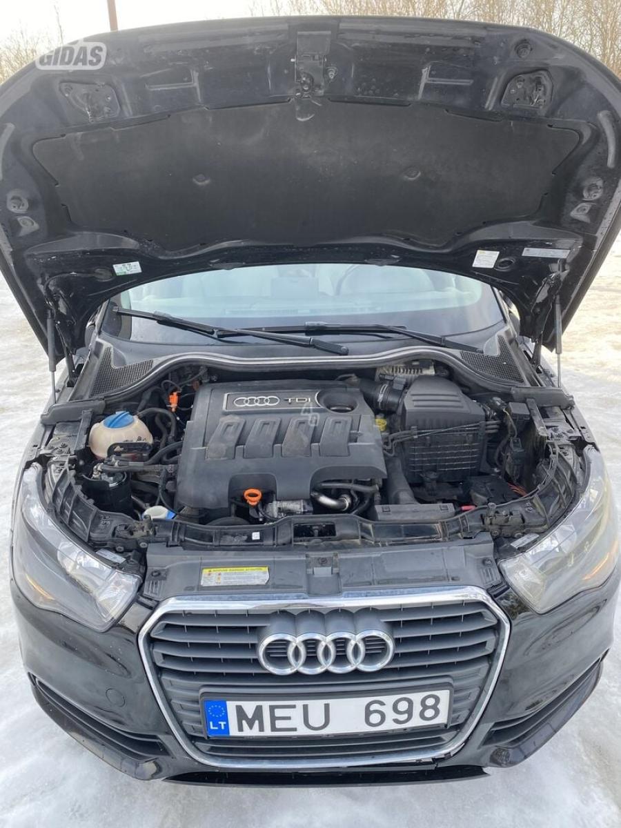 Black Audi A1 2011 in Kaunas, with an engine capacity of 1.60 L and mileage of 196 thousand km for 4200 €, photo 9 on AUTOMOTO.COM.LV