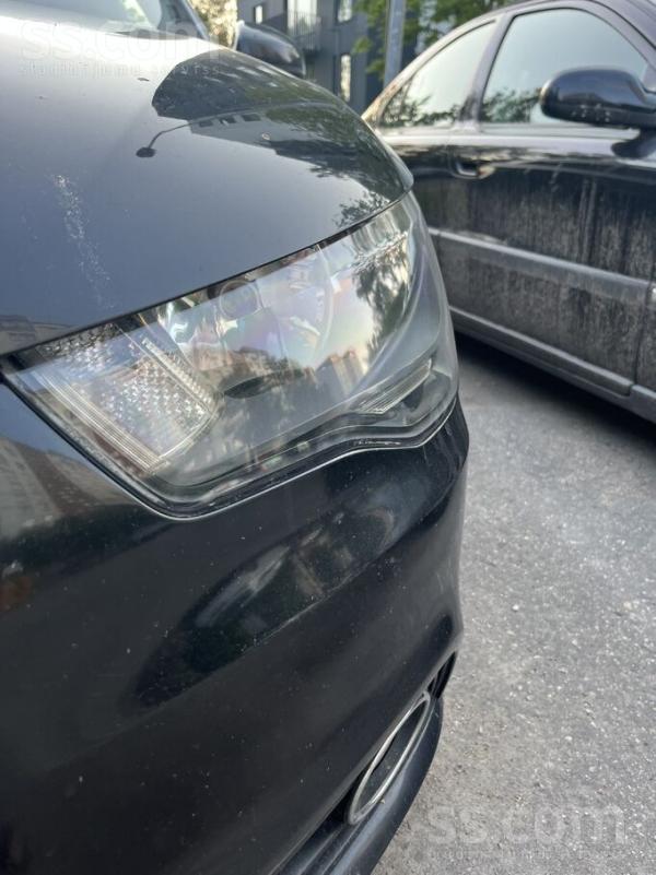 Black Audi A1 2011 in Riga, with an engine capacity of 1.60 L and mileage of 349 thousand km for 4000 €, photo 9 on AUTOMOTO.COM.LV