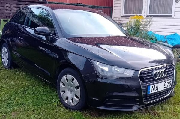 Black Audi A1 2011 in Riga, with an engine capacity of 1.20 L and mileage of 348 thousand km for 3535 €, photo 2 on AUTOMOTO.COM.LV