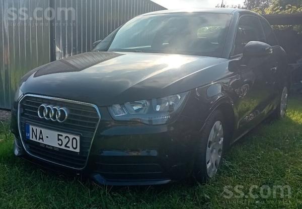 Black Audi A1 2011 in Riga, with an engine capacity of 1.20 L and mileage of 345 thousand km for 2992 €, photo 1 on AUTOMOTO.COM.LV