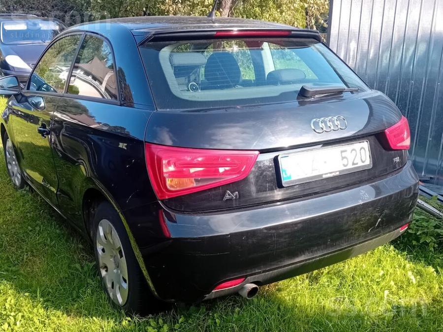 Black Audi A1 2011 in Riga, with an engine capacity of 1.20 L and mileage of 345 thousand km for 2992 €, photo 4 on AUTOMOTO.COM.LV
