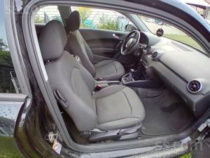Black Audi A1 2011 in Riga, with an engine capacity of 1.20 L and mileage of 345 thousand km for 2992 €, photo 17 on AUTOMOTO.COM.LV