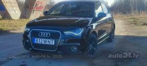 Melns Audi A1 2012 Jehvi, ar dzinēja tilpumu 1.60 L un nobraukumu 173 tūkst. km par 6800 €, foto  vietnē AUTOMOTO.COM.LV