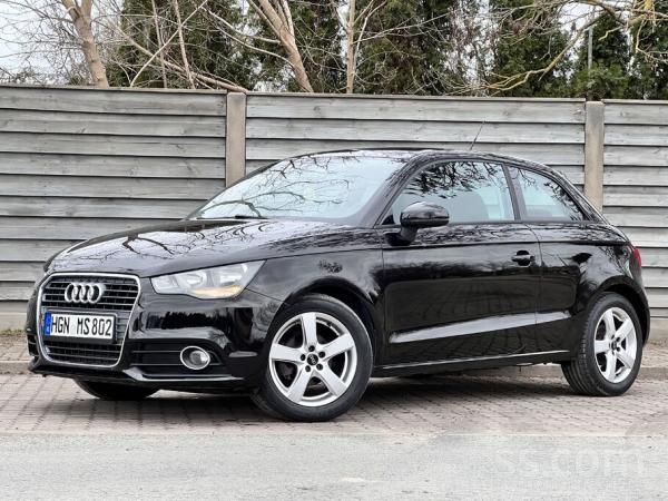 Black Audi A1 2012 in Jelgava, with an engine capacity of 1.60 L and mileage of 126 thousand km for 5399 €, photo 3 on AUTOMOTO.COM.LV