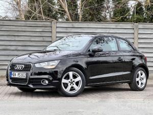 Black Audi A1 2012 in Jelgava, with an engine capacity of 1.60 L and mileage of 126 thousand km for 5399 €, photo 4 on AUTOMOTO.COM.LV