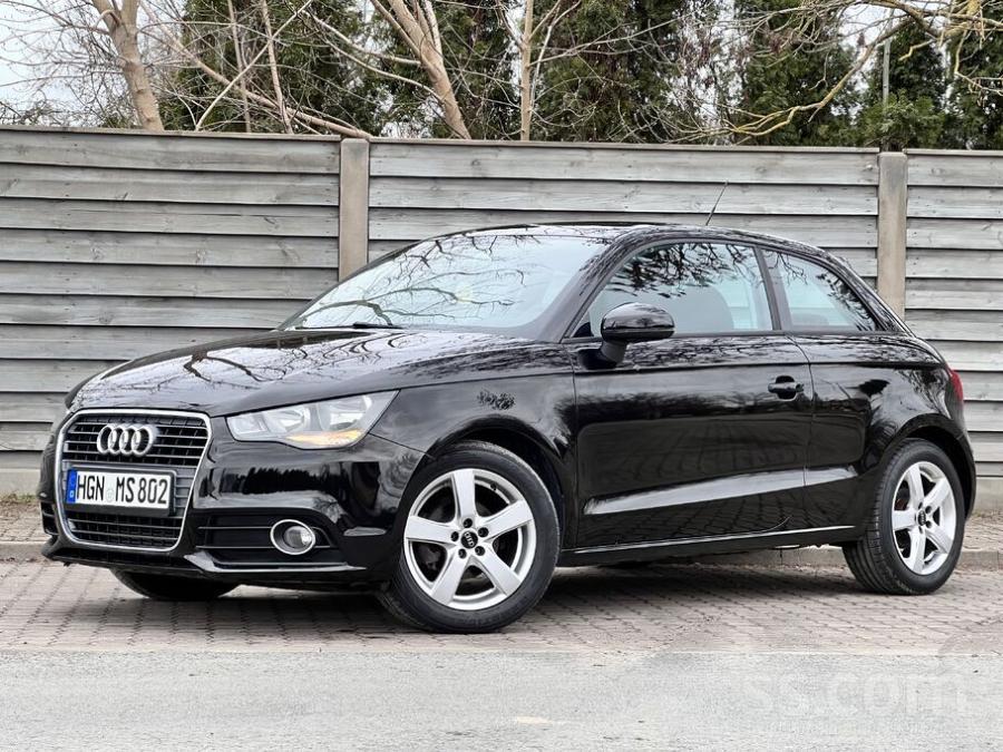 Black Audi A1 2012 in Jelgava, with an engine capacity of 1.60 L and mileage of 126 thousand km for 5399 €, photo 4 on AUTOMOTO.COM.LV