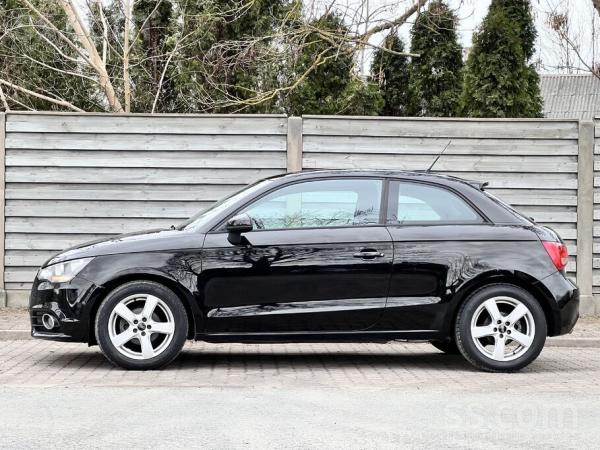Black Audi A1 2012 in Jelgava, with an engine capacity of 1.60 L and mileage of 126 thousand km for 5399 €, photo 6 on AUTOMOTO.COM.LV