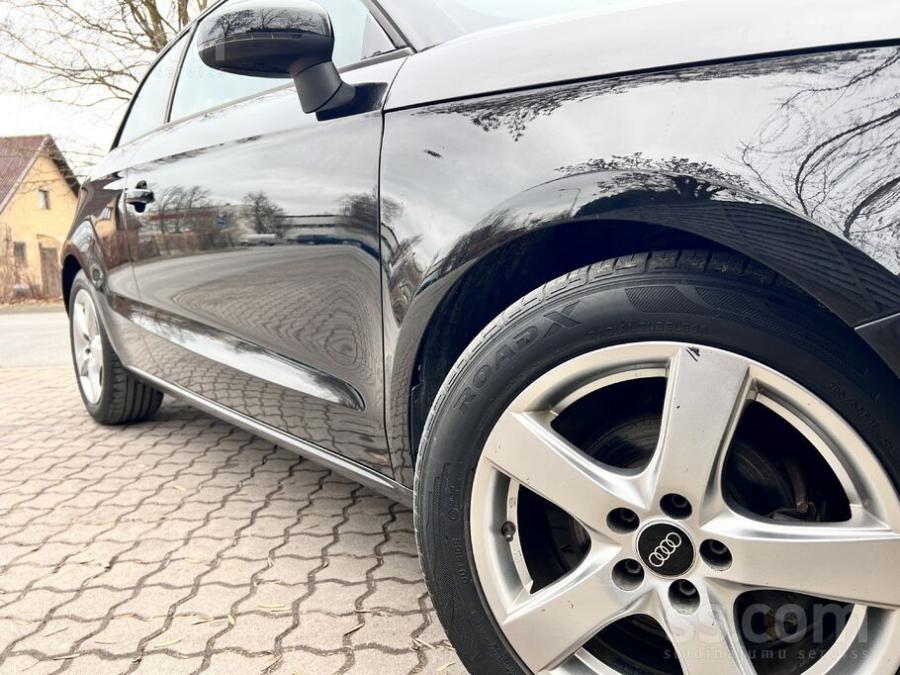 Black Audi A1 2012 in Jelgava, with an engine capacity of 1.60 L and mileage of 126 thousand km for 5399 €, photo 29 on AUTOMOTO.COM.LV