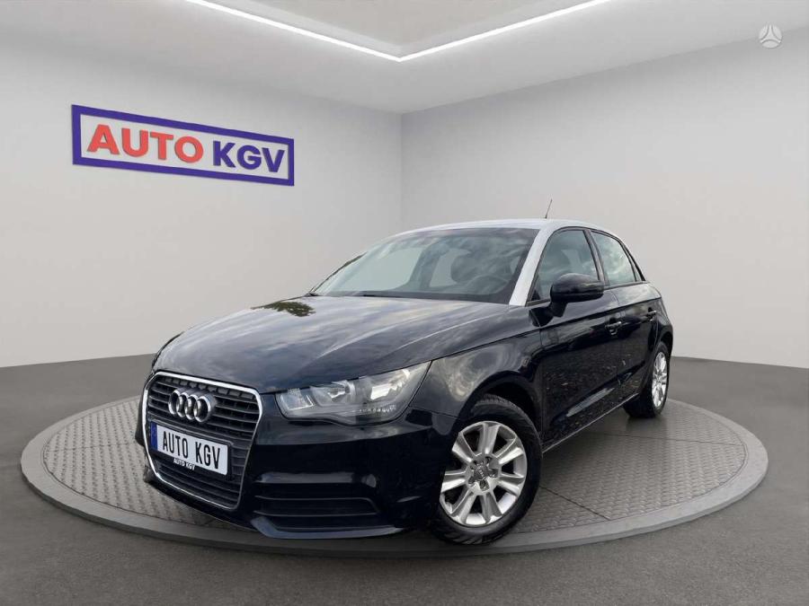Black Audi A1 2013 in Vilnius, with an engine capacity of 1.60 L and mileage of 202 thousand km for 5899 €, photo 1 on AUTOMOTO.COM.LV