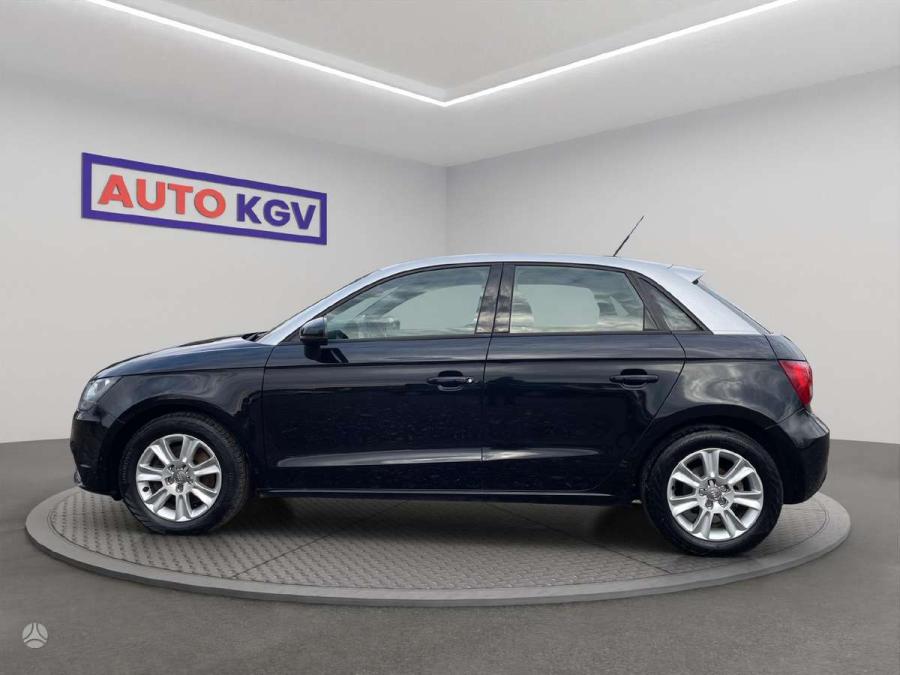 Black Audi A1 2013 in Vilnius, with an engine capacity of 1.60 L and mileage of 202 thousand km for 5899 €, photo 2 on AUTOMOTO.COM.LV