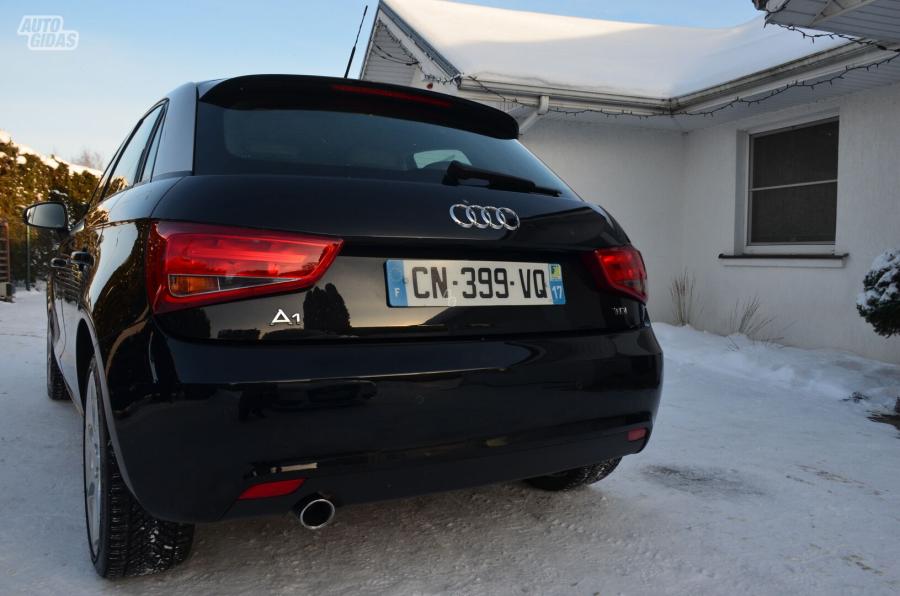 Black Audi A1 2013 in Kaunas, with an engine capacity of 1.60 L and mileage of 253 thousand km for 6750 €, photo 23 on AUTOMOTO.COM.LV