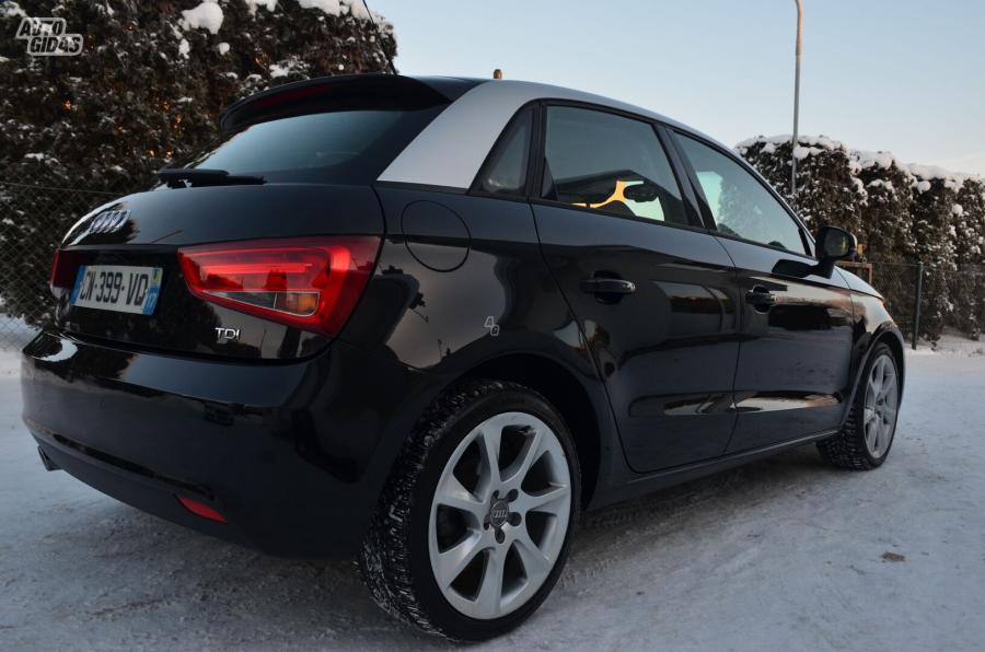 Black Audi A1 2013 in Kaunas, with an engine capacity of 1.60 L and mileage of 253 thousand km for 6750 €, photo 25 on AUTOMOTO.COM.LV