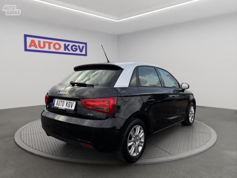Black Audi A1 2013 in Vilnius, with an engine capacity of 1.60 L and mileage of 202 thousand km for 5899 €, photo 5 on AUTOMOTO.COM.LV