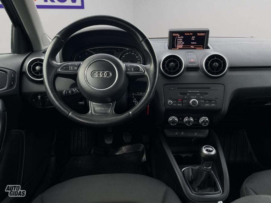 Black Audi A1 2013 in Vilnius, with an engine capacity of 1.60 L and mileage of 202 thousand km for 5899 €, photo 13 on AUTOMOTO.COM.LV
