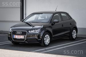 Black Audi A1 2013 in Riga, with an engine capacity of 1.60 L and mileage of 225 thousand km for 6950 €, photo  on AUTOMOTO.COM.LV