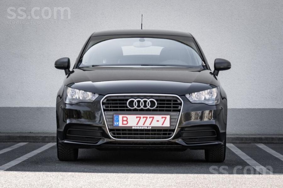 Black Audi A1 2013 in Riga, with an engine capacity of 1.60 L and mileage of 225 thousand km for 6950 €, photo 3 on AUTOMOTO.COM.LV