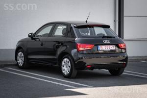 Black Audi A1 2013 in Riga, with an engine capacity of 1.60 L and mileage of 225 thousand km for 6950 €, photo 7 on AUTOMOTO.COM.LV