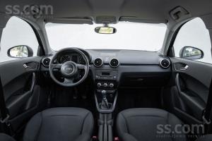 Black Audi A1 2013 in Riga, with an engine capacity of 1.60 L and mileage of 225 thousand km for 6950 €, photo 13 on AUTOMOTO.COM.LV