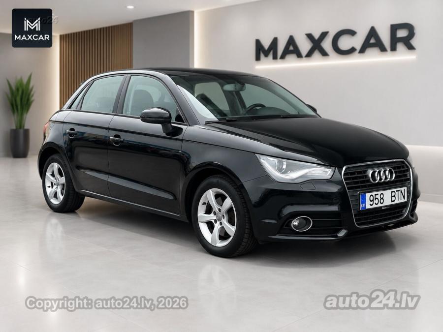 Black Audi A1 2013 in Tallinn, with an engine capacity of 1.60 L and mileage of 269 thousand km for 4999 €, photo 1 on AUTOMOTO.COM.LV
