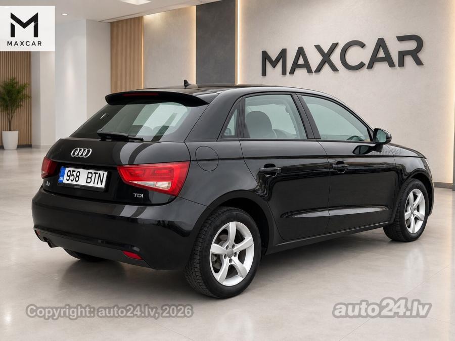 Black Audi A1 2013 in Tallinn, with an engine capacity of 1.60 L and mileage of 269 thousand km for 4999 €, photo 5 on AUTOMOTO.COM.LV