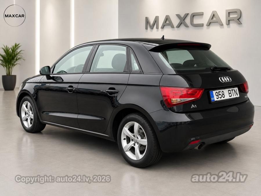 Black Audi A1 2013 in Tallinn, with an engine capacity of 1.60 L and mileage of 269 thousand km for 4999 €, photo 6 on AUTOMOTO.COM.LV