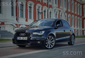 Black Audi A1 2013 in Jelgava, with an engine capacity of 1.60 L and mileage of 182 thousand km for 7500 €, photo  on AUTOMOTO.COM.LV