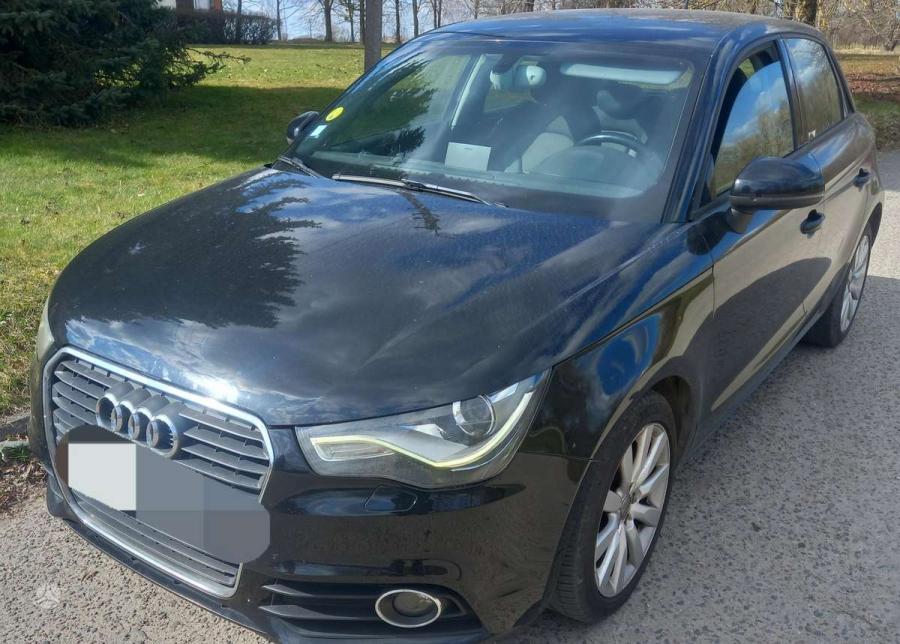 Melns Audi A1 2013 Panevēža, ar dzinēja tilpumu 1.60 L un nobraukumu 250 tūkst. km par 4050 €, foto 1 vietnē AUTOMOTO.COM.LV