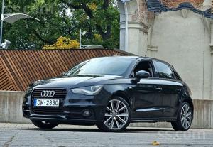 Black Audi A1 2013 in Jelgava, with an engine capacity of 1.60 L and mileage of 183 thousand km for 6900 €, photo 4 on AUTOMOTO.COM.LV
