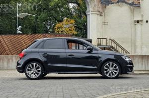 Black Audi A1 2013 in Jelgava, with an engine capacity of 1.60 L and mileage of 183 thousand km for 6900 €, photo 6 on AUTOMOTO.COM.LV