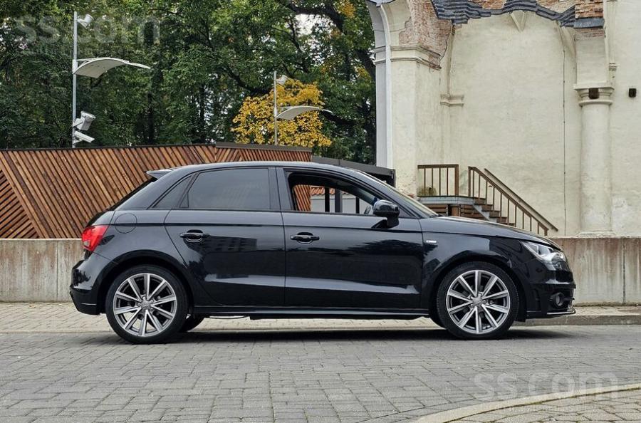 Black Audi A1 2013 in Jelgava, with an engine capacity of 1.60 L and mileage of 183 thousand km for 6900 €, photo 6 on AUTOMOTO.COM.LV