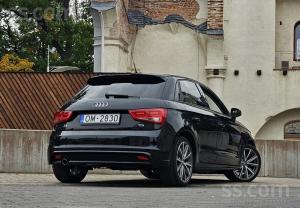 Black Audi A1 2013 in Jelgava, with an engine capacity of 1.60 L and mileage of 183 thousand km for 6900 €, photo 7 on AUTOMOTO.COM.LV