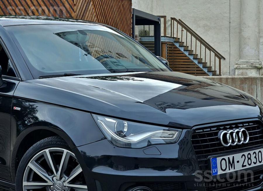 Black Audi A1 2013 in Jelgava, with an engine capacity of 1.60 L and mileage of 183 thousand km for 6900 €, photo 21 on AUTOMOTO.COM.LV