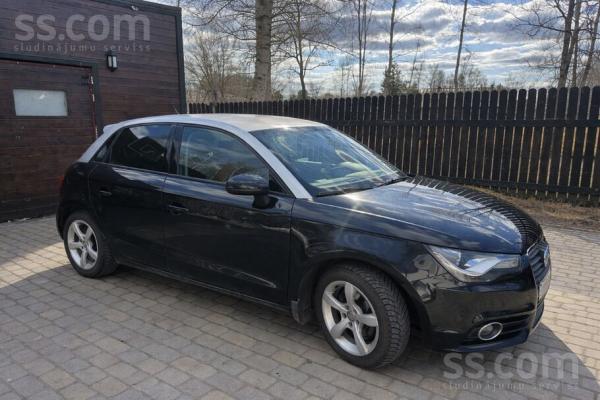 Melns Audi A1 2013 Rīga, ar dzinēja tilpumu 1.40 L un nobraukumu 163 tūkst. km par 7800 €, foto 1 vietnē AUTOMOTO.COM.LV