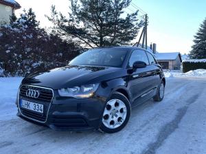 Black Audi A1 2014 in Vilnius, with an engine capacity of 1.60 L and mileage of 210 thousand km for 3450 €, photo  on AUTOMOTO.COM.LV