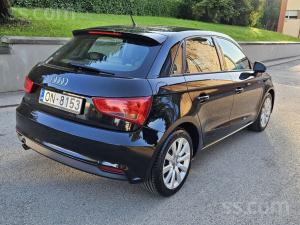 Black Audi A1 2016 in Jekabpils, with an engine capacity of 1.40 L and mileage of 186 thousand km for 6890 €, photo 6 on AUTOMOTO.COM.LV