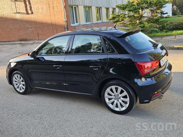 Black Audi A1 2016 in Jekabpils, with an engine capacity of 1.40 L and mileage of 186 thousand km for 6890 €, photo 8 on AUTOMOTO.COM.LV