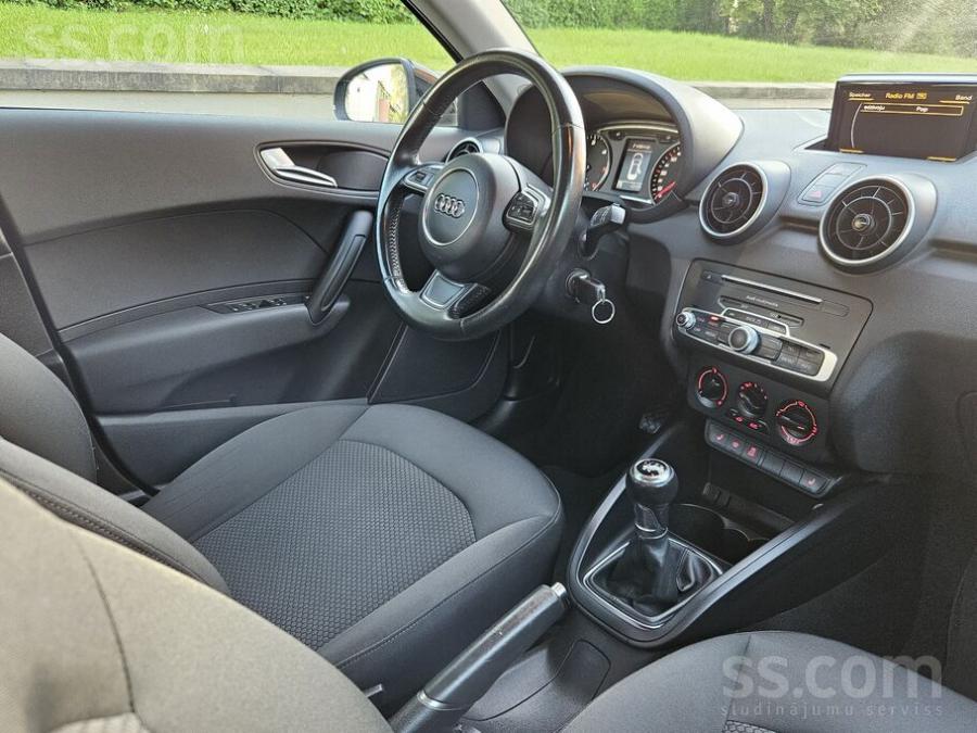 Black Audi A1 2016 in Jekabpils, with an engine capacity of 1.40 L and mileage of 186 thousand km for 6890 €, photo 19 on AUTOMOTO.COM.LV