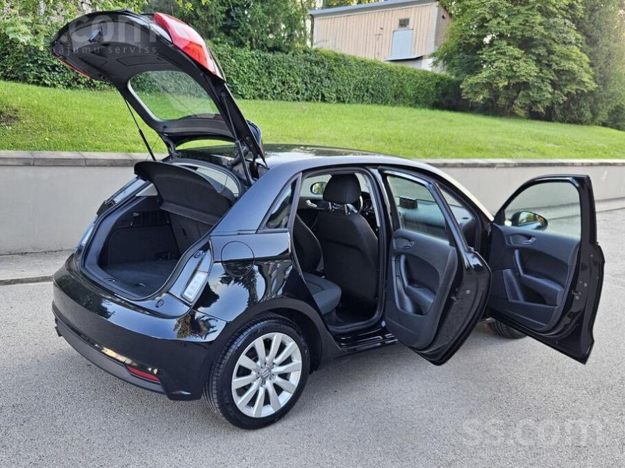 Black Audi A1 2016 in Jekabpils, with an engine capacity of 1.40 L and mileage of 186 thousand km for 6890 €, photo 20 on AUTOMOTO.COM.LV