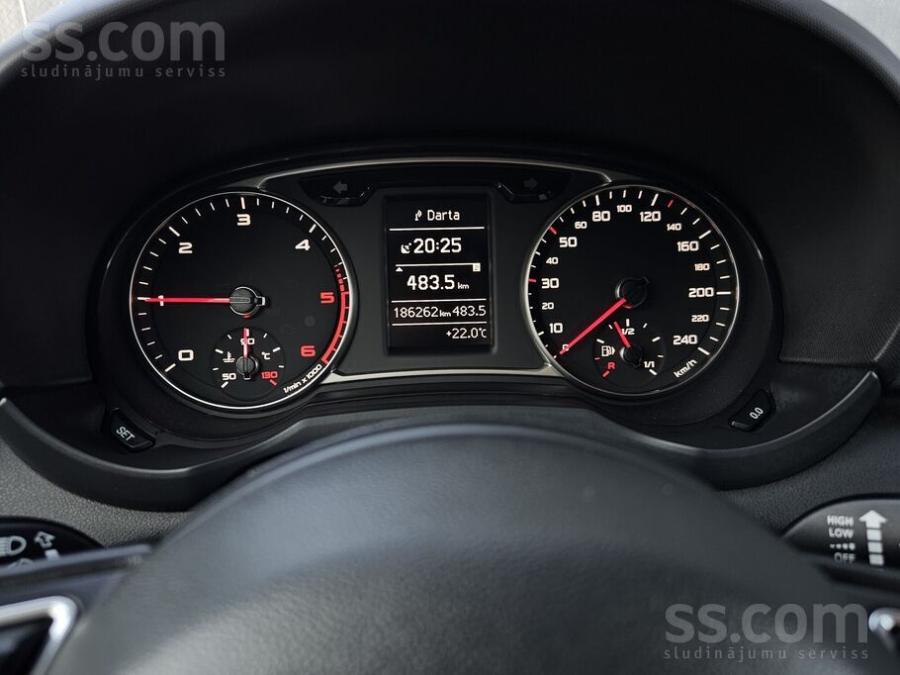 Black Audi A1 2016 in Jekabpils, with an engine capacity of 1.40 L and mileage of 186 thousand km for 6890 €, photo 33 on AUTOMOTO.COM.LV
