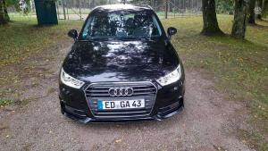 Melns Audi A1 2016 Kauņa, ar dzinēja tilpumu 1.00 L un nobraukumu 137 tūkst. km par 7650 €, foto  vietnē AUTOMOTO.COM.LV