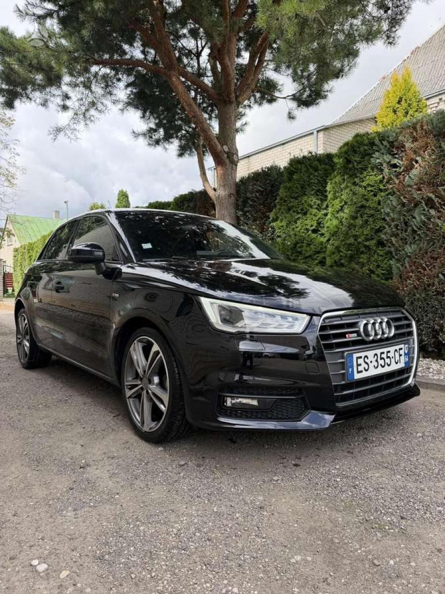 Black Audi A1 2017 in Kaunas, with an engine capacity of 1.40 L and mileage of 105 thousand km for 5400 €, photo 3 on AUTOMOTO.COM.LV