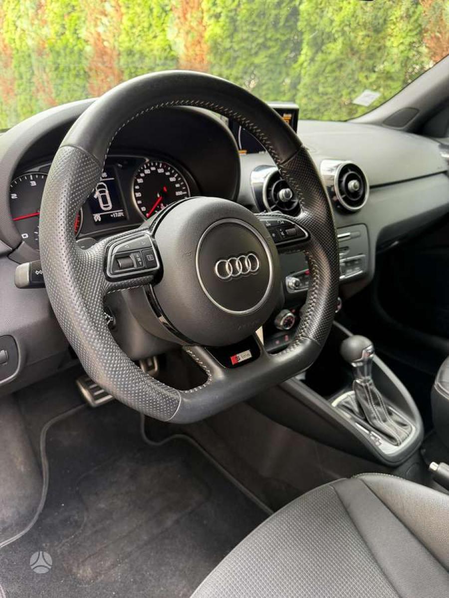 Black Audi A1 2017 in Kaunas, with an engine capacity of 1.40 L and mileage of 105 thousand km for 5400 €, photo 20 on AUTOMOTO.COM.LV