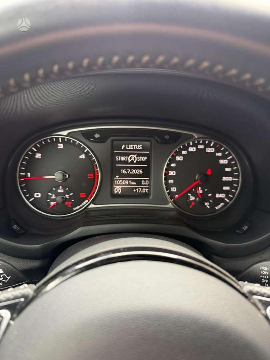 Black Audi A1 2017 in Kaunas, with an engine capacity of 1.42 L and mileage of 105 thousand km for 5400 €, photo 20 on AUTOMOTO.COM.LV