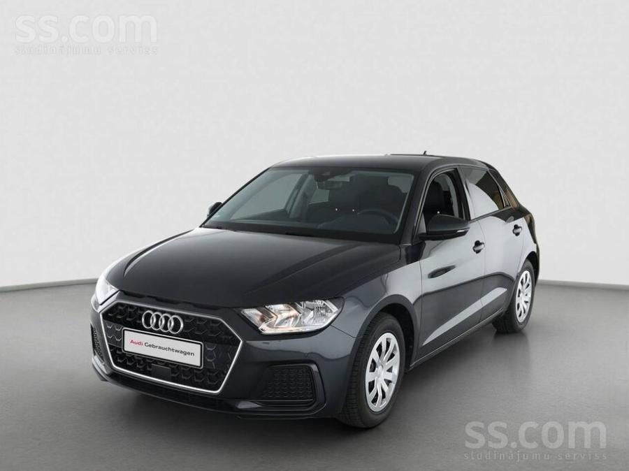 Black Audi A1 2025 in Riga, with an engine capacity of 1.00 L and mileage of 9 thousand km for 25300 €, photo 1 on AUTOMOTO.COM.LV