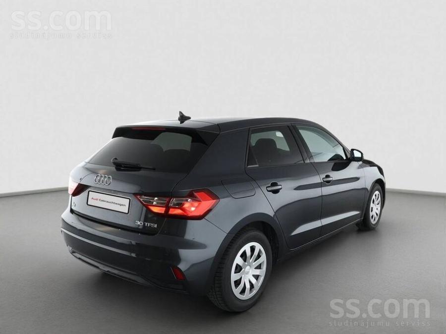 Black Audi A1 2025 in Riga, with an engine capacity of 1.00 L and mileage of 9 thousand km for 25300 €, photo 2 on AUTOMOTO.COM.LV