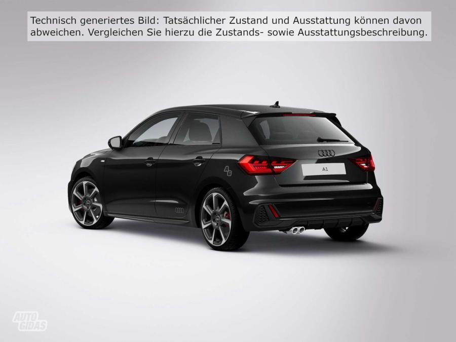 Black Audi A1 2022 in Kaunas, with an engine capacity of 2.00 L and mileage of 78 thousand km for 30067 €, photo 3 on AUTOMOTO.COM.LV