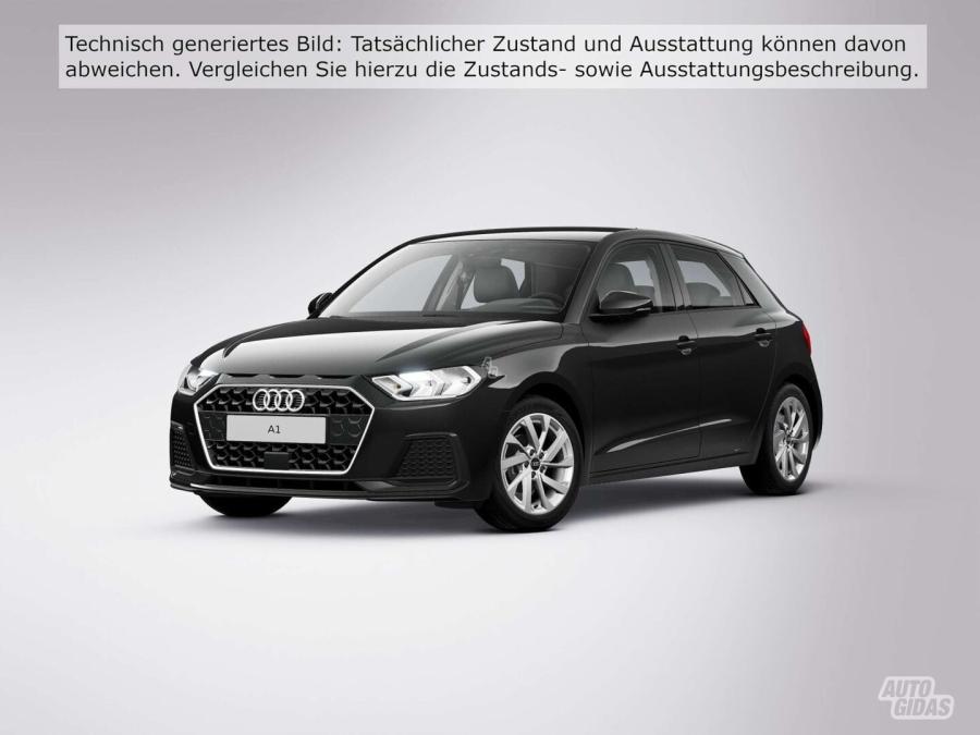Melns Audi A1 2024 Kauņa, ar dzinēja tilpumu 1.00 L un nobraukumu 23 tūkst. km par 24819 €, foto 2 vietnē AUTOMOTO.COM.LV