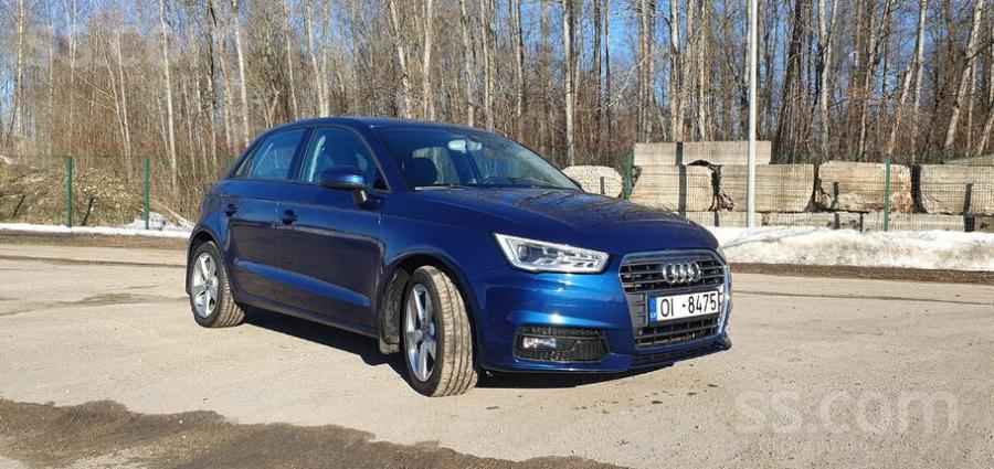 Zils Audi A1 2015 Aizkraukle, ar dzinēja tilpumu 1.40 L un nobraukumu 160 tūkst. km par 7700 €, foto 3 vietnē AUTOMOTO.COM.LV