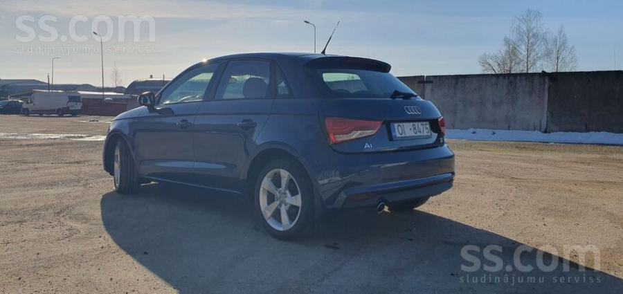 Zils Audi A1 2015 Aizkraukle, ar dzinēja tilpumu 1.40 L un nobraukumu 160 tūkst. km par 7700 €, foto 6 vietnē AUTOMOTO.COM.LV