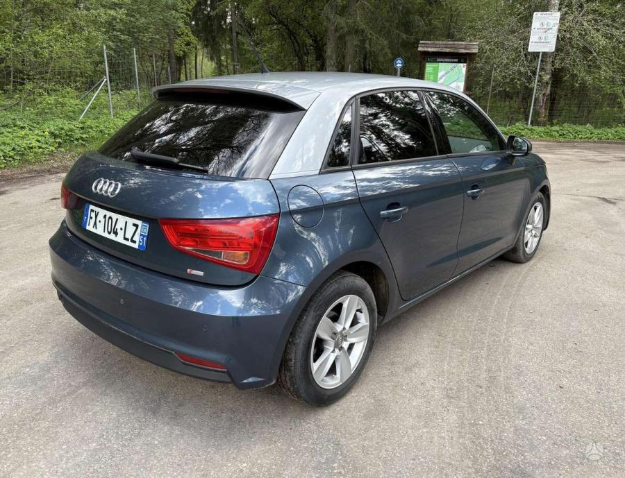 Zils Audi A1 2015 Tauragė, ar dzinēja tilpumu 1.60 L un nobraukumu 209 tūkst. km par 6400 €, foto 4 vietnē AUTOMOTO.COM.LV